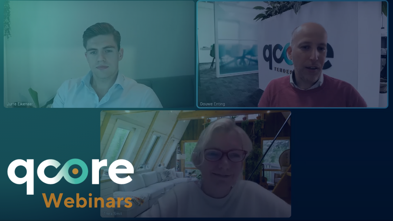 Bekijk onze webinars over aanbestedingen - qcore